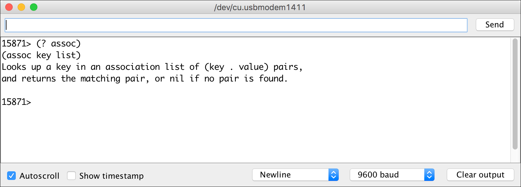 uLisp - Integral documentation