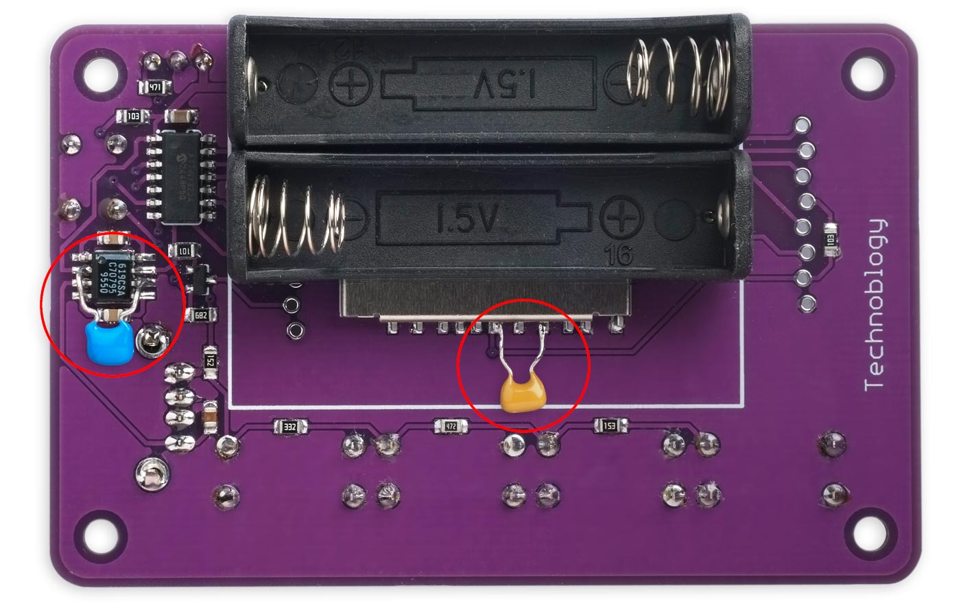 Technoblogy - Patching the TinyCard PCB